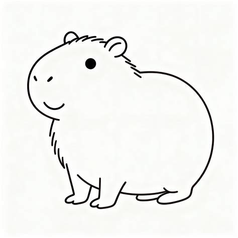 Easy Capybara Drawings Create Adorable Art