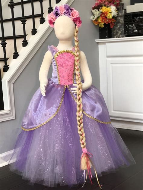 Rapunzel Dress Birthday Rapunzel Dree Party Rapunzel Play Date Dress