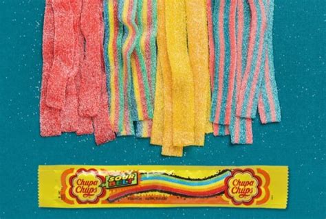 Chupa Chups Sour Belt Fruit Candy Is Also Known As Chupa Chups Rainbow Candy • Vietnam FMCG ...