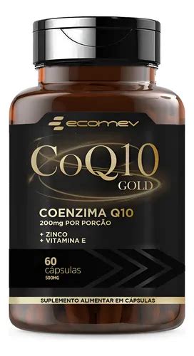 Coenzima Q10 Gold 200mg Pura Vit E Zinco Dose Máxima 60cp Sem Sabor Mercadolivre
