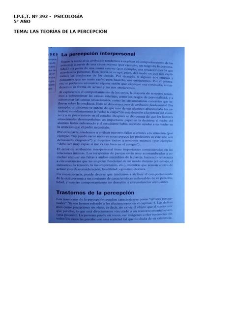 Teorías De La Percepción Gestalt Pdf