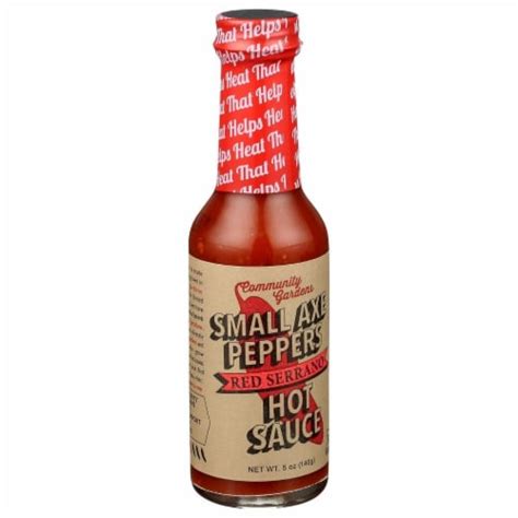 Small Axe Peppers Red Serrano Hot Sauce 5 Ounce Case Of 6 5 Oz