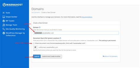 Cara Membuat Subdomain Di Cpanel Panduan Warnahost