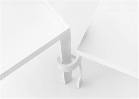 Nendos Tangle Side Tables Twine Together As If Holding Hands