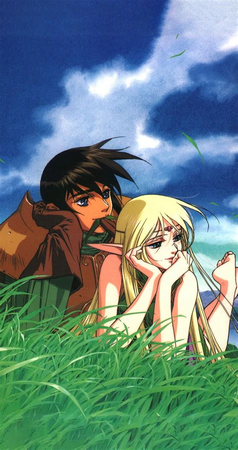 Parn And Deedlit [record Of Lodoss War] 1590x3000 R Animewallpaper