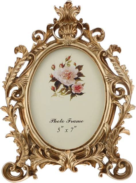 Sunlit Vintage Picture Frame 4x6 Antique Picture Frame Glass Front