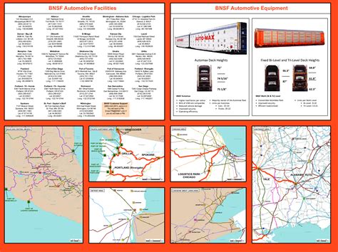 Rail Network Maps Bnsf