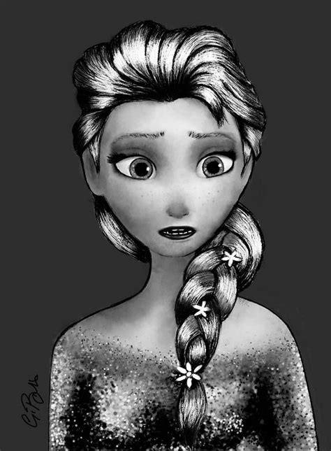 Bw Elsa By Tempelsastormnumber1 On Deviantart Bw Elsa By Tempelsastormnumber1 On Deviantart