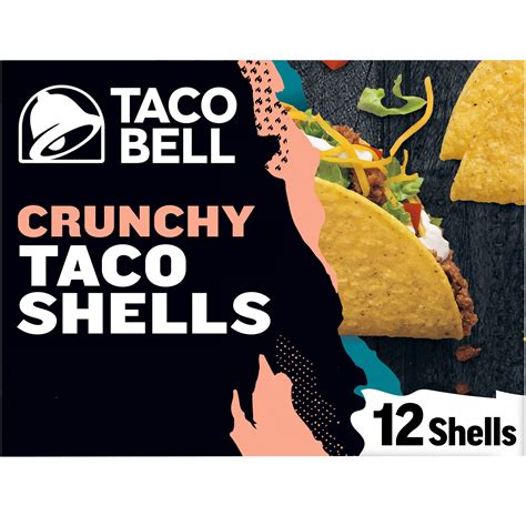 Taco Bell Crunchy Taco Shells 12 Ct Box