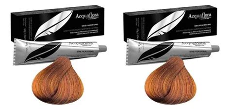 Coloraçao Acquaflora Perm 7 4 Louro Medio Acob 60g Kit C 2un Frete Grátis
