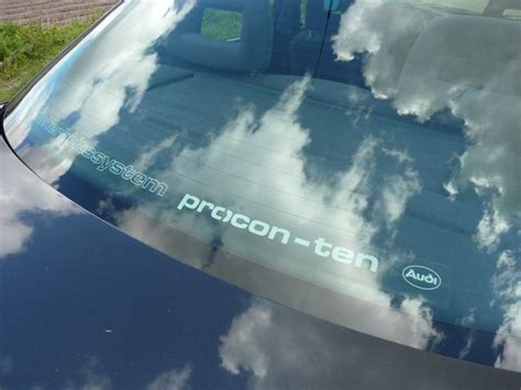 ¿que Era Y Como Funcionaba El Sistema De Seguridad Procon Ten” De Audi Audi 80 90 100