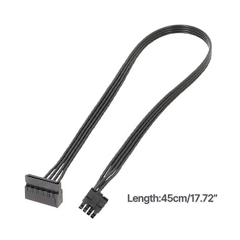 Small 8 Pin To Sata Power Extension Cable Sata Power Cable Extension