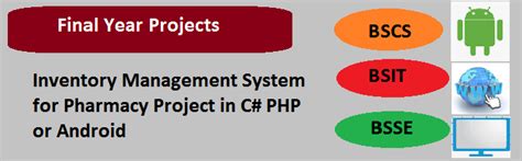 Inventory Management System For Pharmacy Project In C PHP Or Android T Tutorials Com
