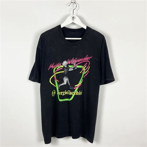 Grail × Sergio Tacchini × Vintage Vintage 80s Mats Wilander Sergio Tacchini Grail Tee Tennis