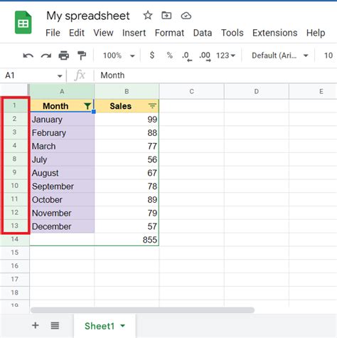 Ways To Unhide Rows In Google Sheets