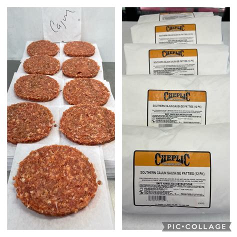Southern Cajun Sausage Patties Cheplic Packing Inc