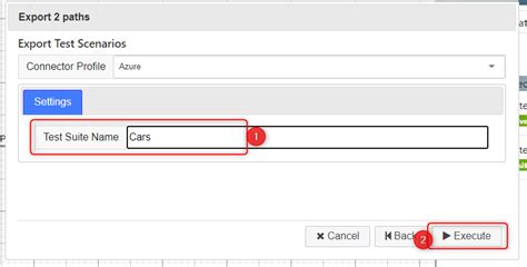 exporting tests to azure devops