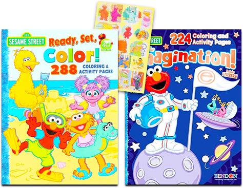 Sesame Street Elmos Coloring Book