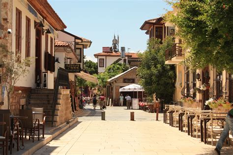 Kaleici Old Town In Antalya Turkey