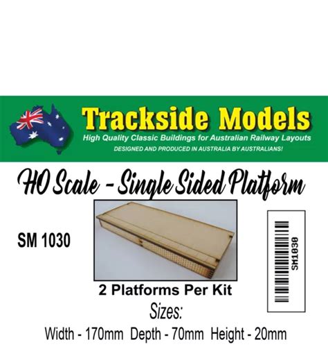 Trackside Models Ho Scale Laser Cut Single Sided Platform Sm1030 12 95 Picclick Au