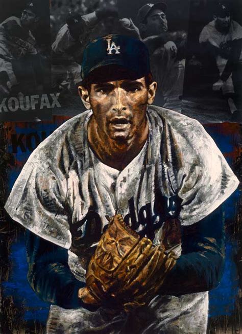 Sandy Koufax The Stare By Stephen Holland