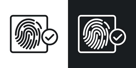 Biometric Security Icon 42122156 Vector Art At Vecteezy