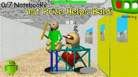1st Prize Helps Baldi Android Baldis Basics Mods Youtube