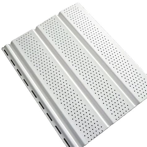 Pvc Vented Vinyl Siding Soffit Exterior Wall Cladding Ceiling Panel