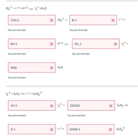 solved balance the following unbalanced equations by filling in the
