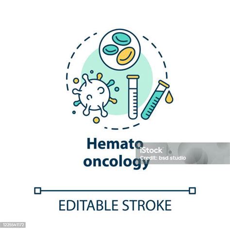 헤마토 종양학 개념 아이콘입니다 혈액 질환의 진단 치료 및 예방 실험실 바이러스 테스트 아이디어 얇은 라인 그림 벡터 절연 윤곽선 Rgb 색상 드로잉 편집 가능한 스트로크