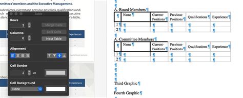 tables increase border on subsequent tables scrivener for macos