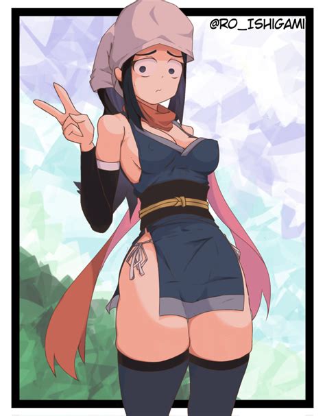 Rule 34 1girls Akari Pokemon Breasts Visible Through Clothing