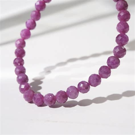 Ruby Faceted 6mm Gaea