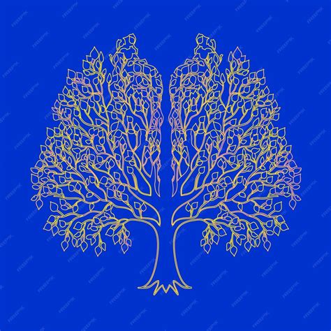 Premium Vector Stylized Tree