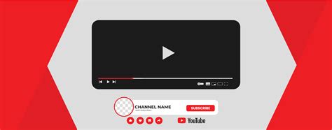 Youtube Channel Cover Wireframe Youtube Banner For Design Your Channel