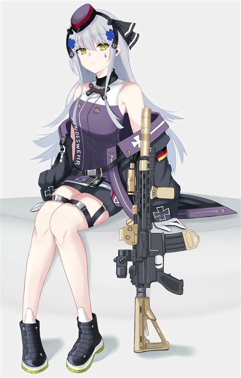 Hk416 And Hk416 Girls Frontline Drawn By Koenzabotoke Danbooru