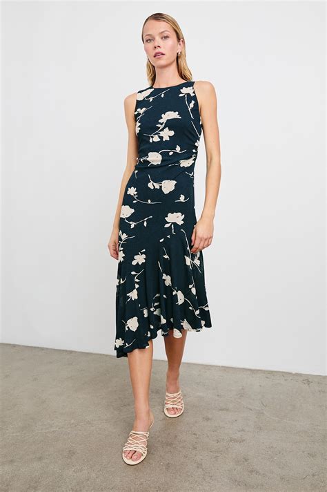 Daija Dress Black Gingham Rails