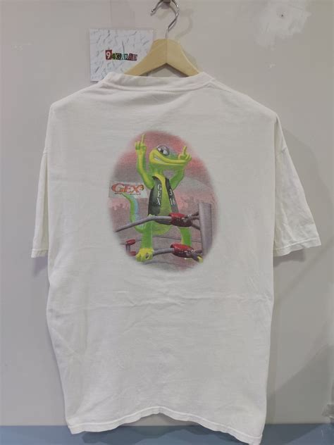 Exclusive Game × Nintendo × Playstation Vintage Rare Gex 3 Deep Cover Gecko Tee Marliece