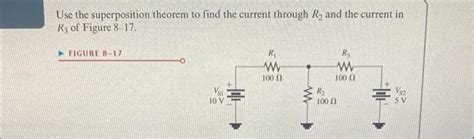 Solved Use The Superposition Theorem To Find The Current Chegg