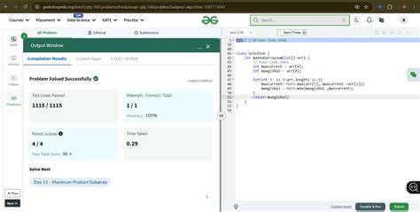 100daysofcode 160dayschallenge geeksforgeeks codingjourney… ashutosh kumar