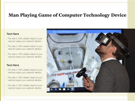 Man Playing Game Of Computer Technology Device Ppt Powerpoint Presentation Gallery Themes Pdf