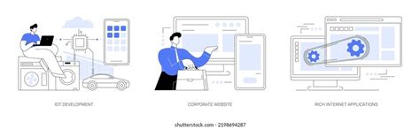Digital Security Abstract Concept Vector Illustration Stock Vector