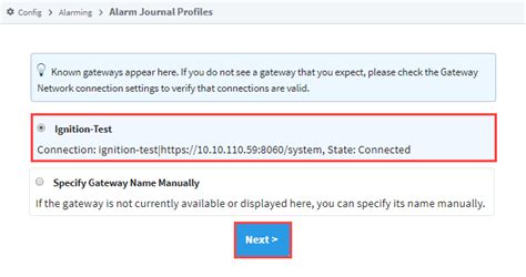 Alarm Journal Ignition User Manual