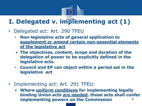 Delegated And Implementing Acts Cohesion Policy Ppt Download
