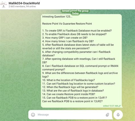 Mallikarjun Ramadurg Oracle Ace On Linkedin Oracle Database Oci