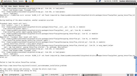 tensorflow is not importing even after successful installation · issue