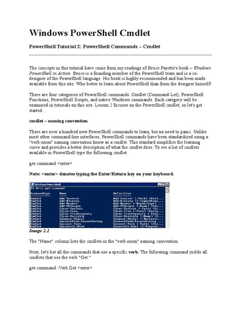 windows powershell cmdlet download free pdf command line interface system software