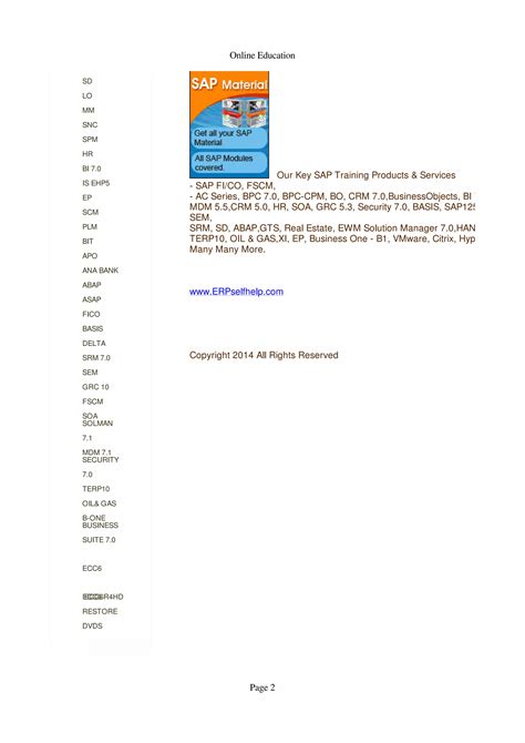 sap ehs material pdf