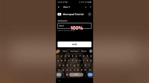 memepad blum verify code blum blurairdrop miningapp youtube