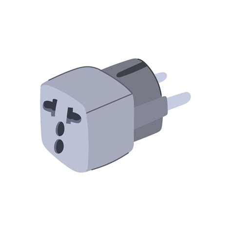 Charger Travel Adapter Cartoon Illustration 43256665 Vector Art At Vecteezy